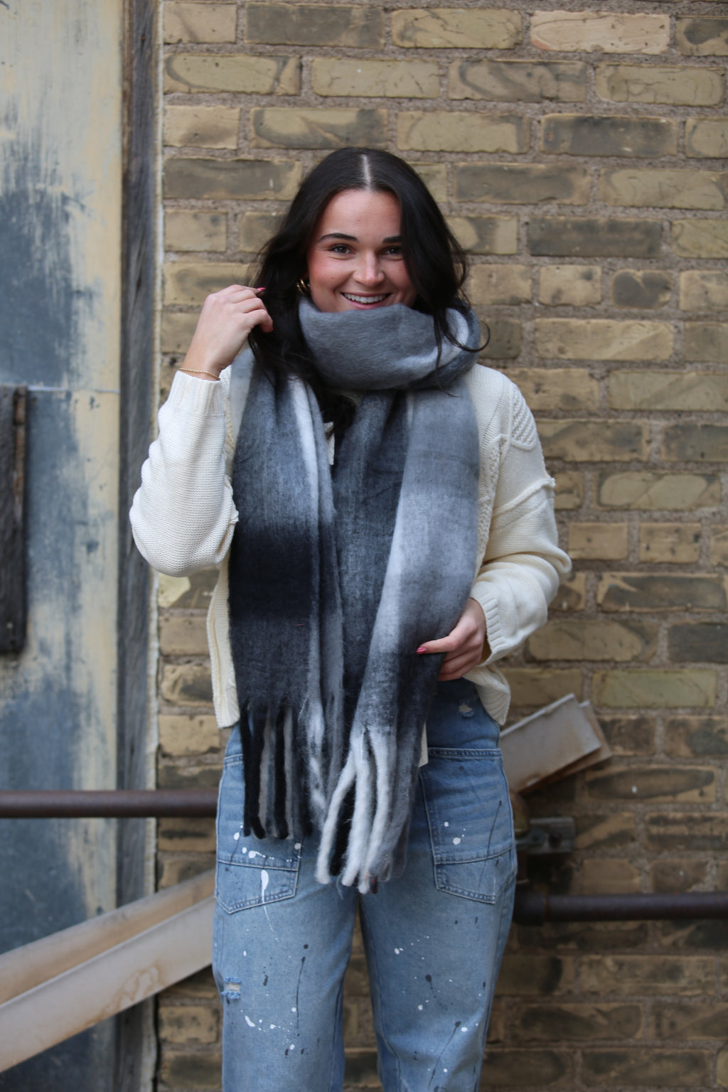 Plaid Oblong Scarf Shawl – Livie Ann Boutique